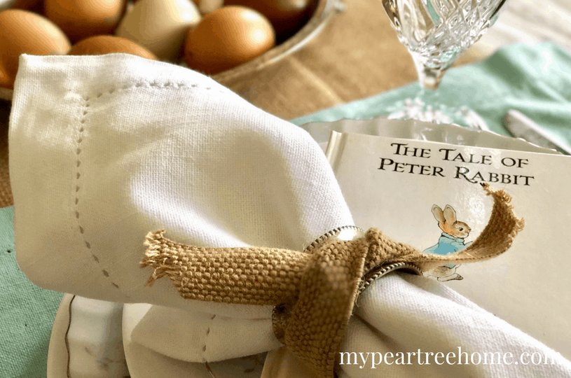 Simple Easter Table Setting My Pear Tree Home